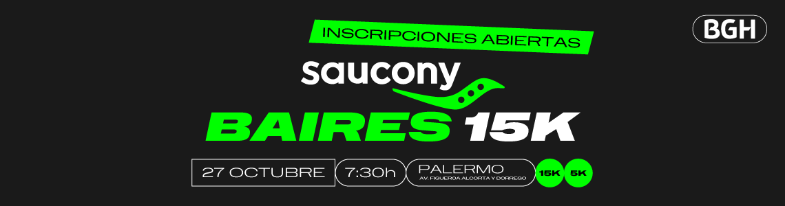 Saucony Baires 15k - Invitados - Inscripción